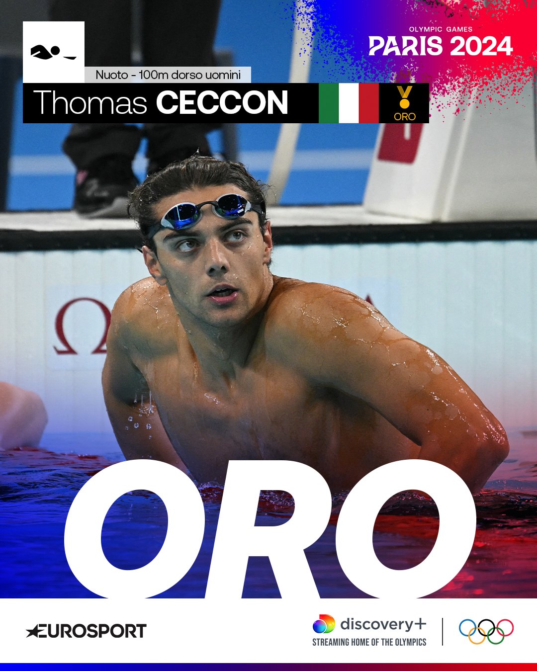 Olimpiadi Parigi 2024, ancora una medaglia d'oro all'Italia dal nuoto: Ceccon trionfa nei 100 ...